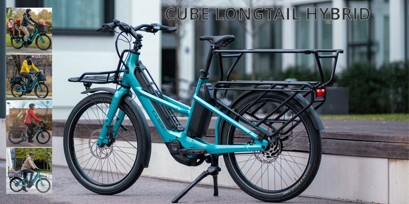CUBE Longtail Hybrid : E-Bike polyvalent pour aventures. » MHW Bike Journal