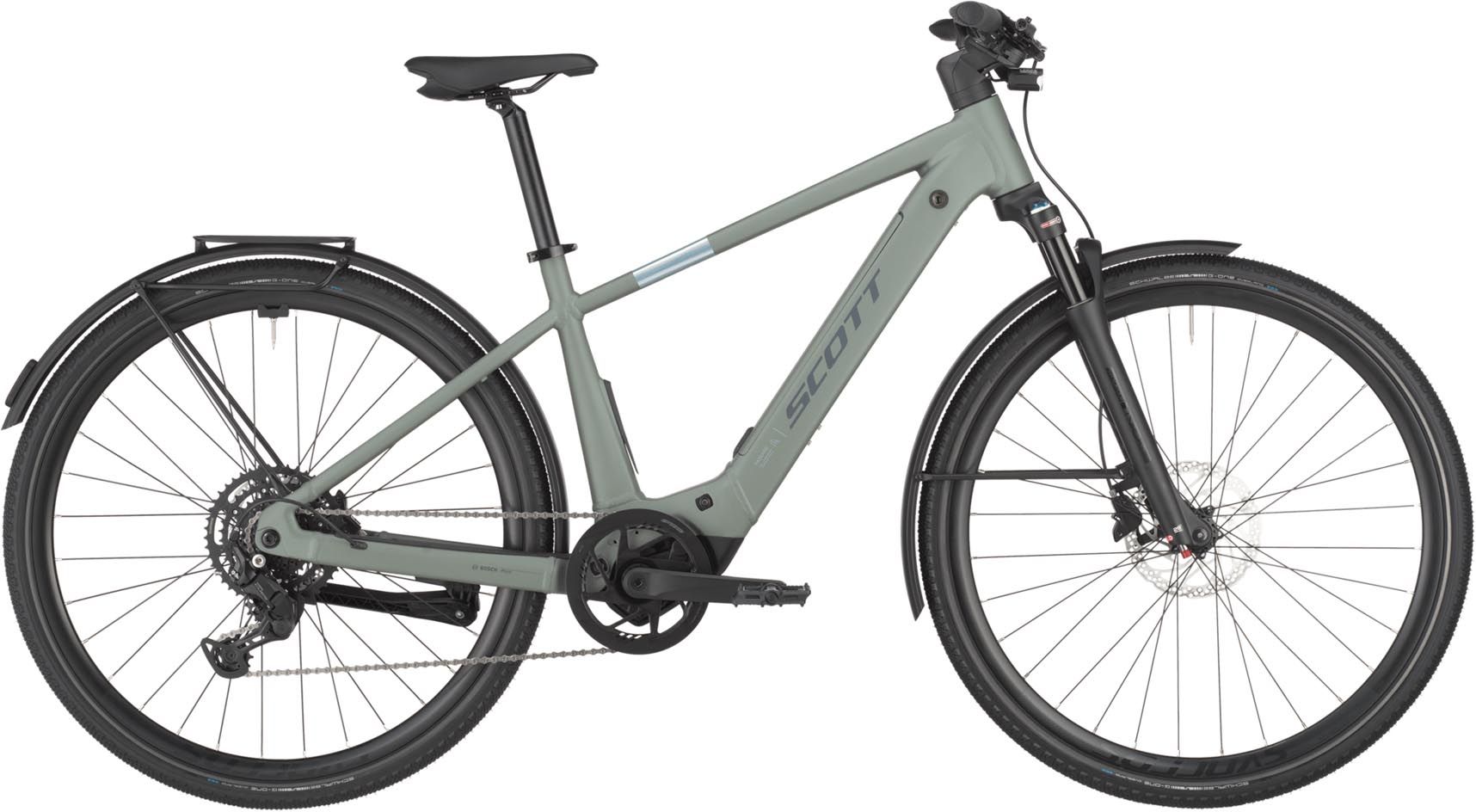 Scott Passage 30 highland green 2025 - Vélo trekking électrique Homme ...